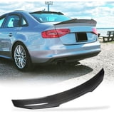 Real Carbon Fiber Trunk Spoiler for Audi A4 B8.5 Base Sedan 2013-2016 ...
