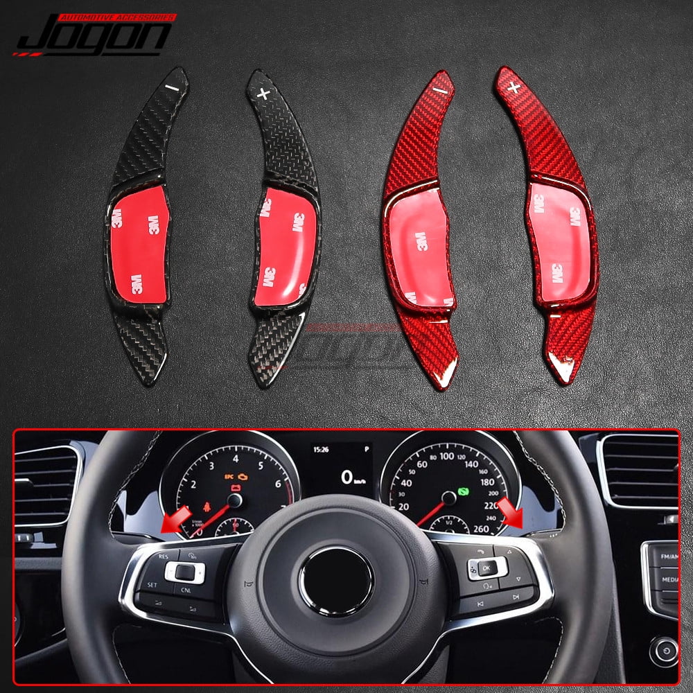 Real Carbon Shift Paddle For Volkswagen VW Golf 7 MK7 MK7.5 Rline GTI ...