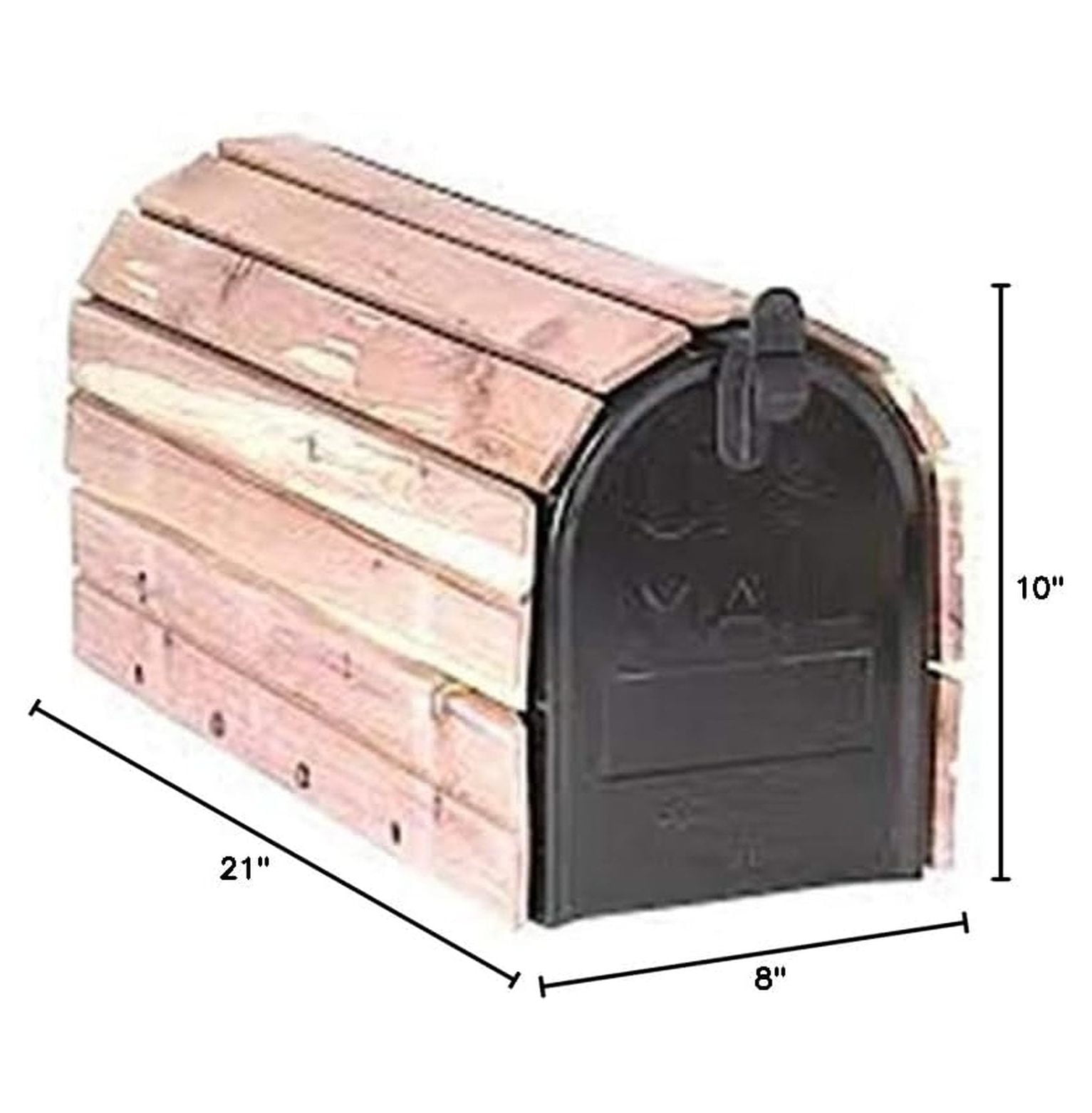 Real Cedar, Standard Thickness (1/2 Inch Thick Slats) Cedar-Wrapped ...