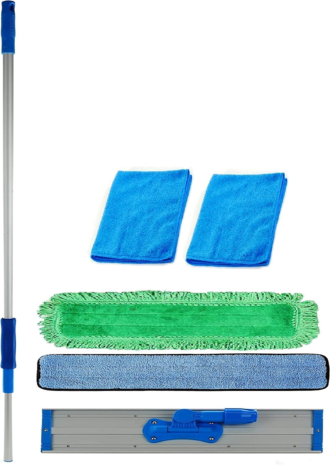 Real Clean 48 inch Commercial Microfiber Mop Kit - Walmart.com