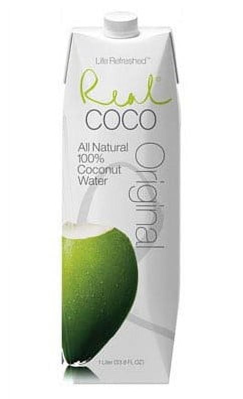 Real Coco 100% Coconut Water 1lt - Walmart.com