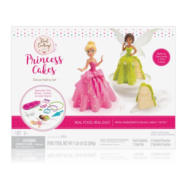 Real Cooking Princess Cakes Deluxe Baking Set - Walmart.com