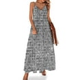 Real Disco ball disco fever boogie dance 70s club disco party silver checkered Sleeveless Dress ...