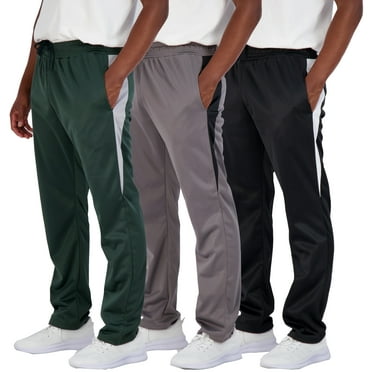 Real Essentials 3 Pack: Men's Dry-Fit Active Quarter Zip Long Sleeve ...