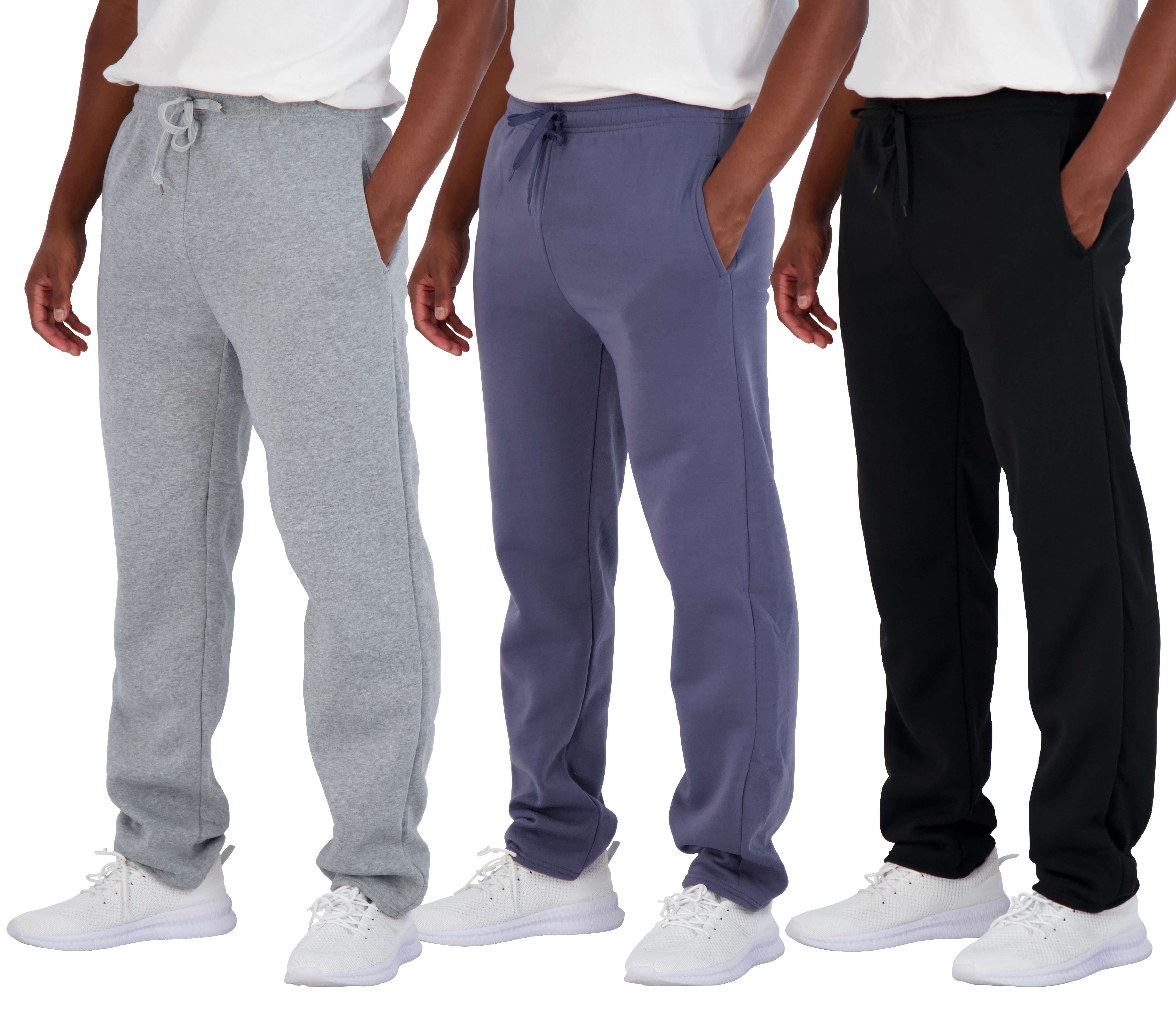 Real Essentials Men's Tech Fleece Sweatpants, Athletic Casual, Stretchy ...