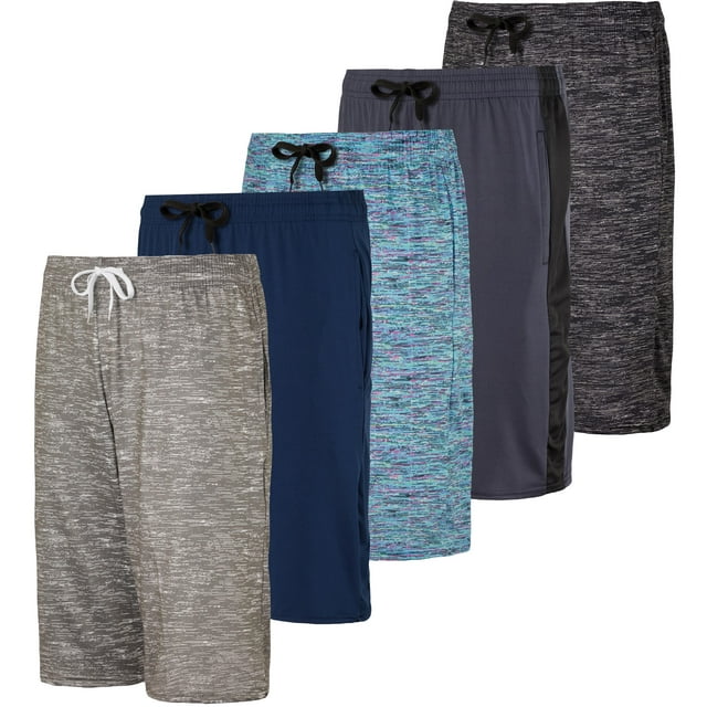 Real Essentials Boys' 5-Pack Dry-Fit, Moisture Wicking Mesh, Active ...