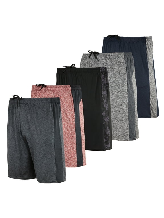 Real Essentials 4 Pack: Women's High Waisted Bermuda Yoga Shorts, 7 ...