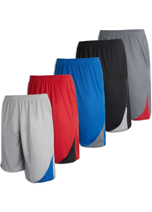 3Pack Men's Workout Set Gym Clothes Active Shorts Shirt Set for Running ...