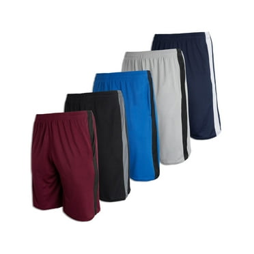 Mad Game Boys' 5 Pack Mesh Lightweight Active Performance Solid ...