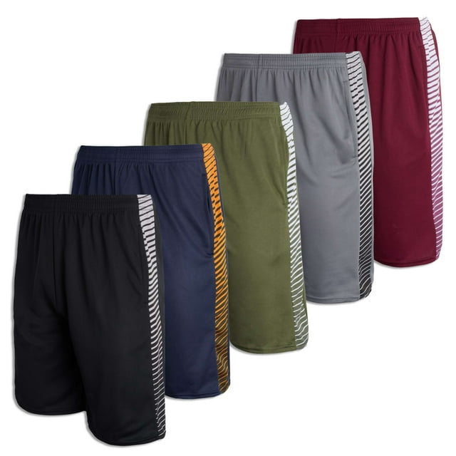 Real Essentials Boys' 5-Pack Mesh Active Athletic Performance ...
