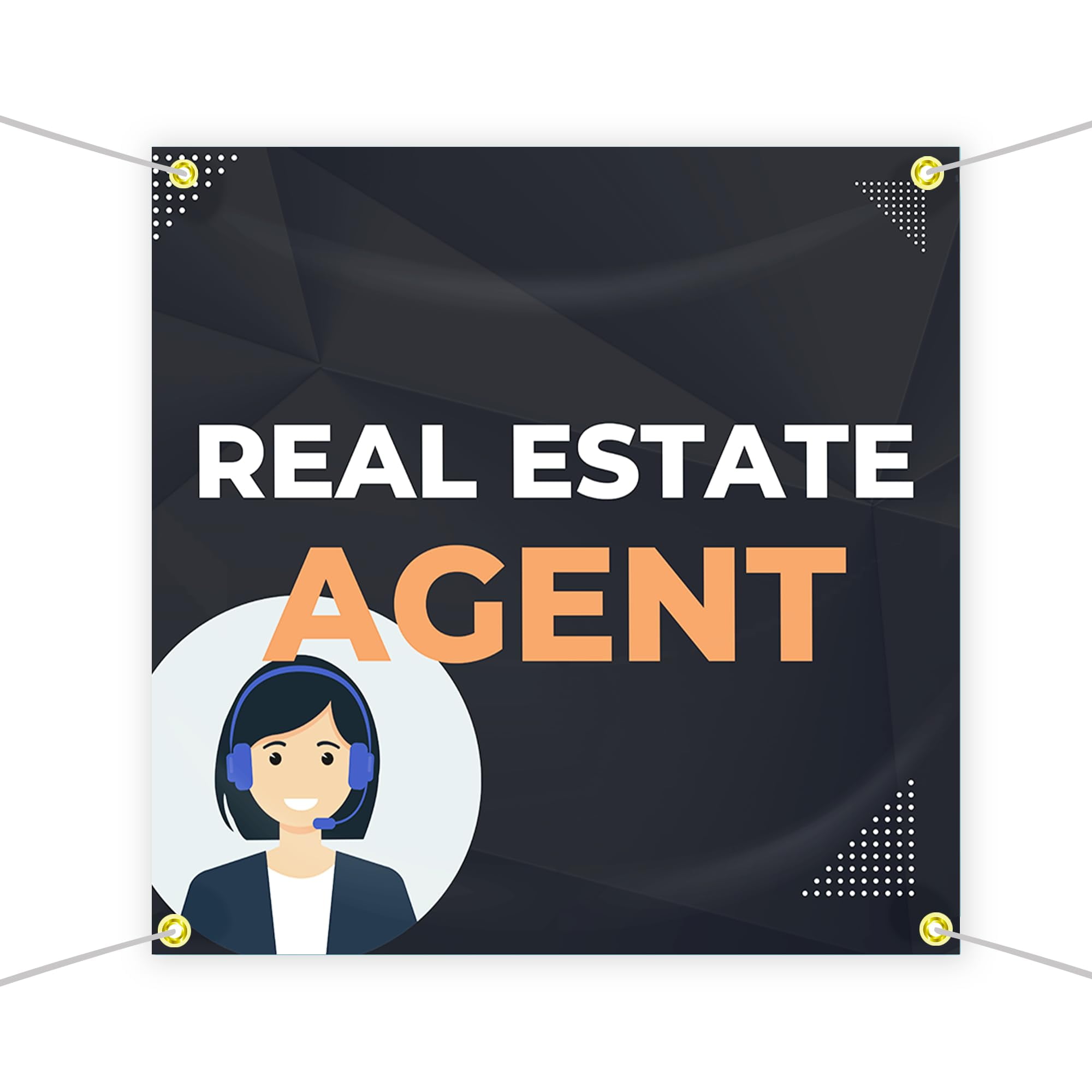 Real Estate Agent Large Banners and Signs for Outdoor by ...