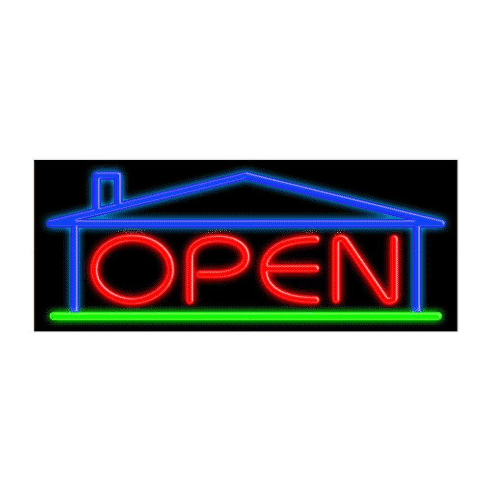 Real Estate Open-Glass Neon Sign Made in USA - Walmart.com