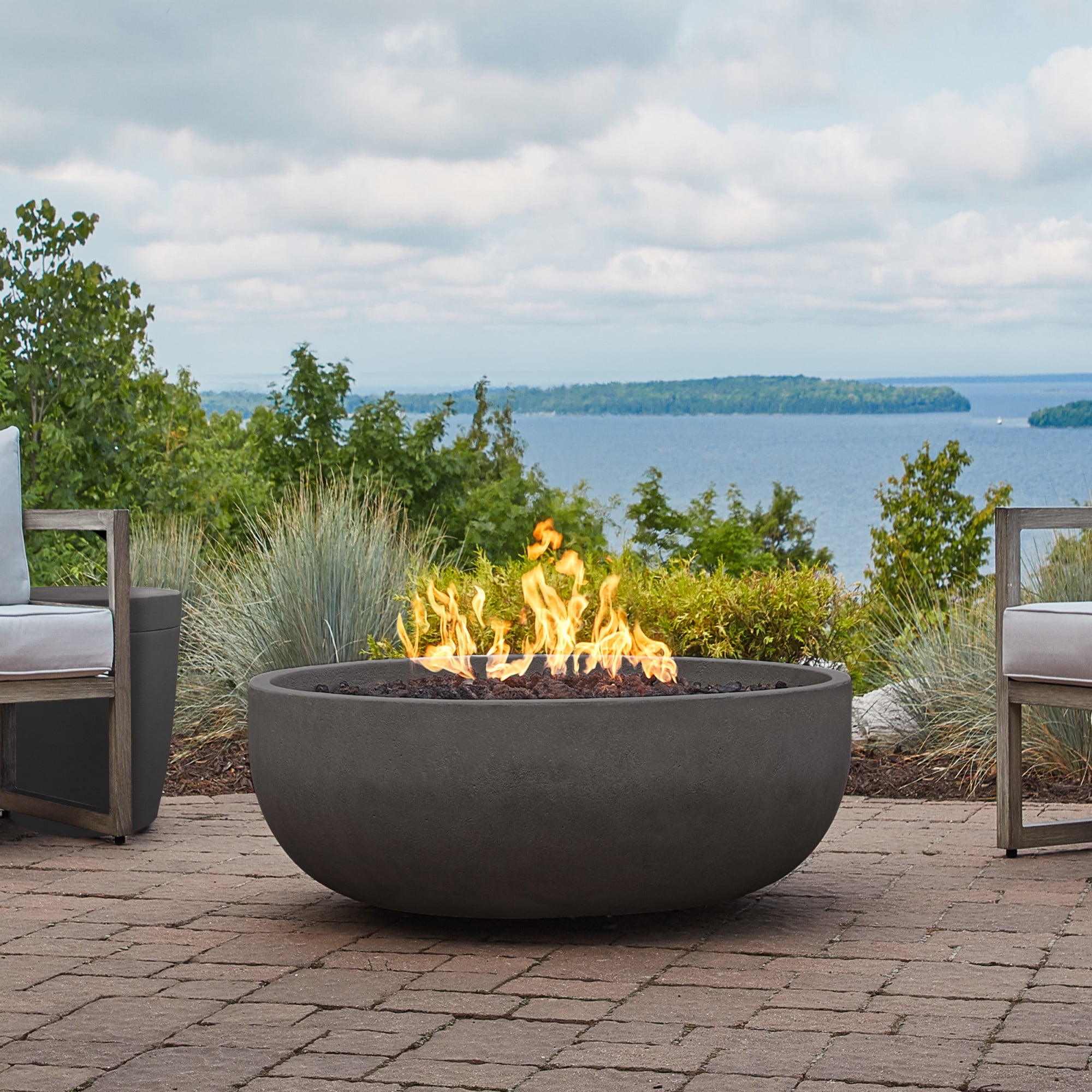 Real Flame Fire Pits - Enhance Office Patio Ambiance & Warmth - Walmart ...