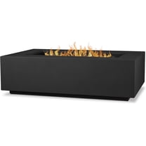 Real Flame Ventura 50" Rectangle Propane or Natural Gas Fire Pit Table ...