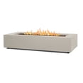 Real Flame Aegean 70" Rectangle Steel Propane or Natural Gas Fire Pit ...