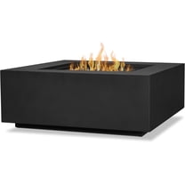Real Flame Aegean 42" Rectangle Steel Propane or Natural Gas Fire Pit ...