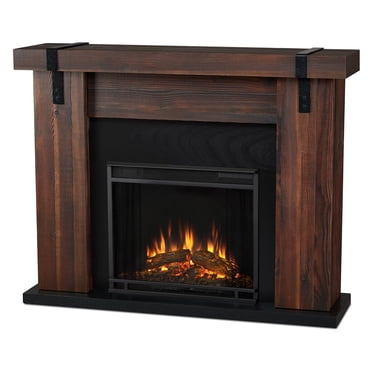 Real Flame Chateau Bedroom Electric Fireplace in Espresso with Remote ...