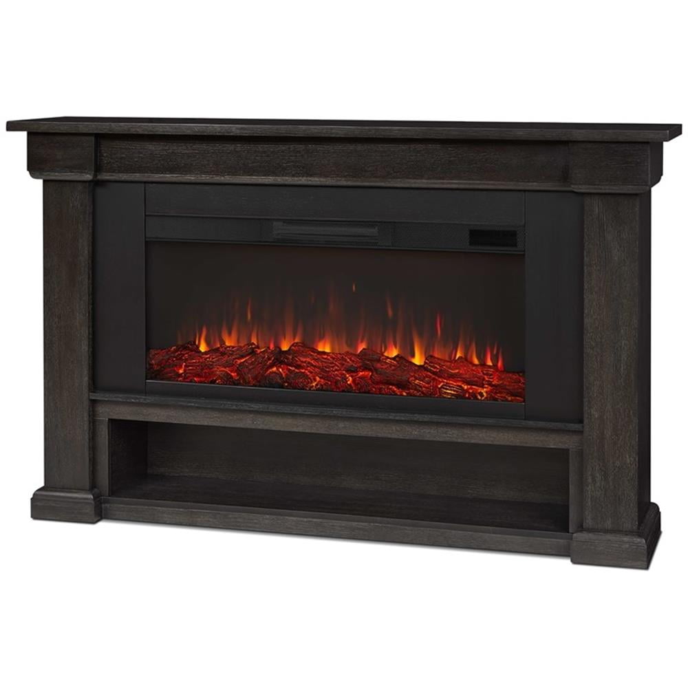 Real Flame Bristow Large Electric Fireplace with Glass Finish in ...