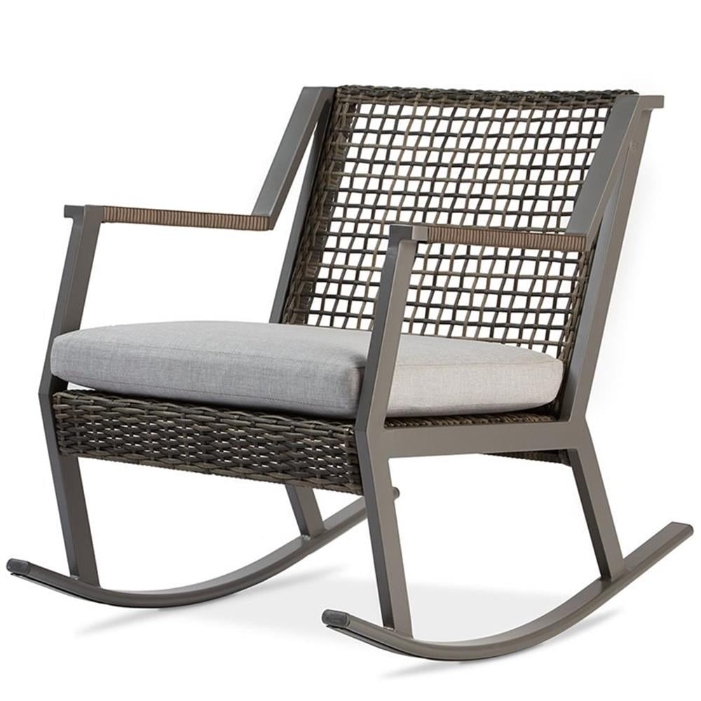 Real Flame Calvin Aluminum Patio Rocker in Gray (Set of 2) - Walmart.com