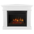 "Real Flame Kennedy Grand Corner Electric Fireplace, 56"" White Mantel ...