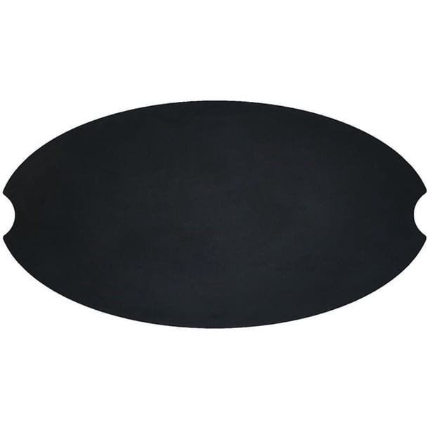 Real Flame Riverside Large Oval Steel Lid in Black - Walmart Business ...
