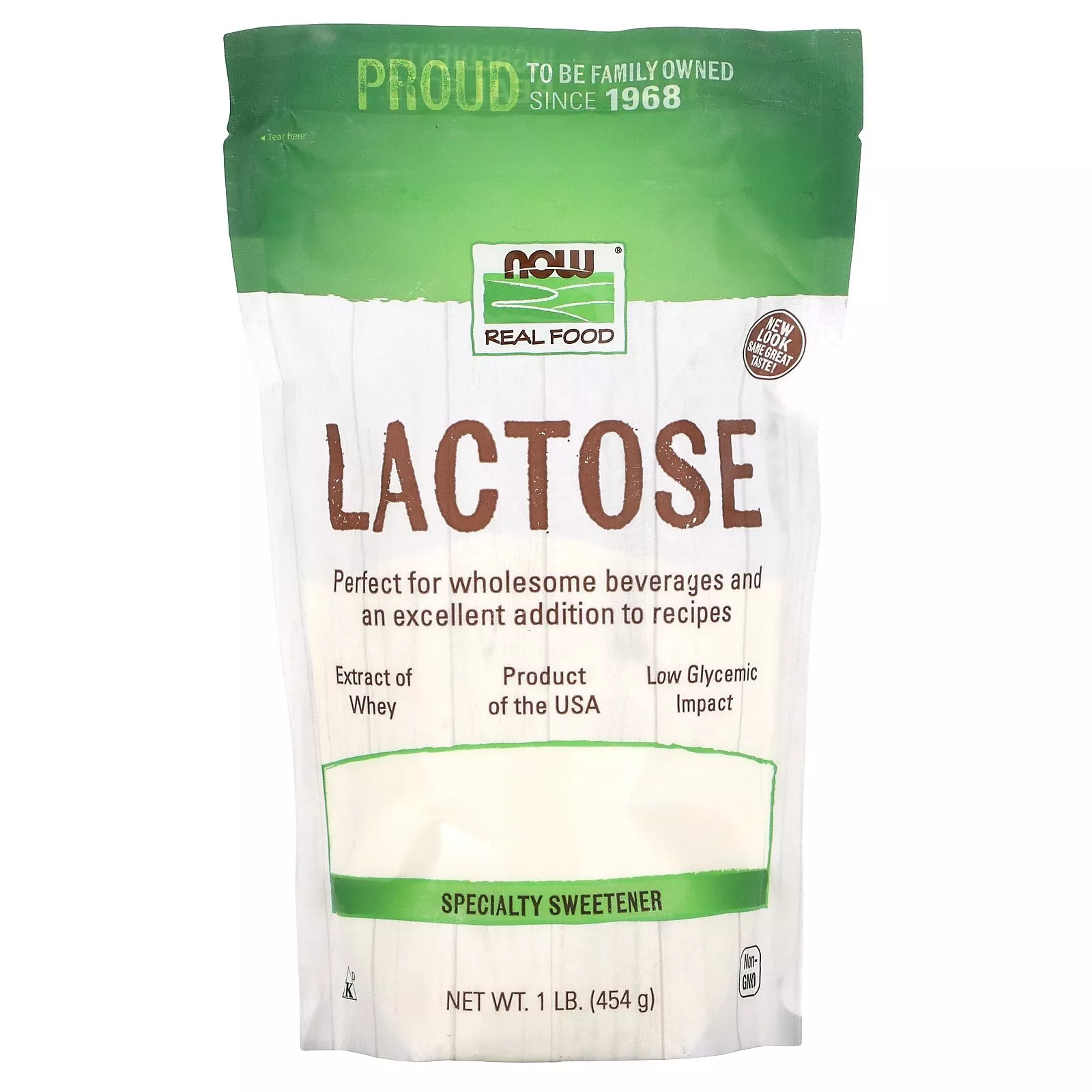 Real Food, Lactose, Specialty Sweetener, 1 lb (454 g) - Walmart.com