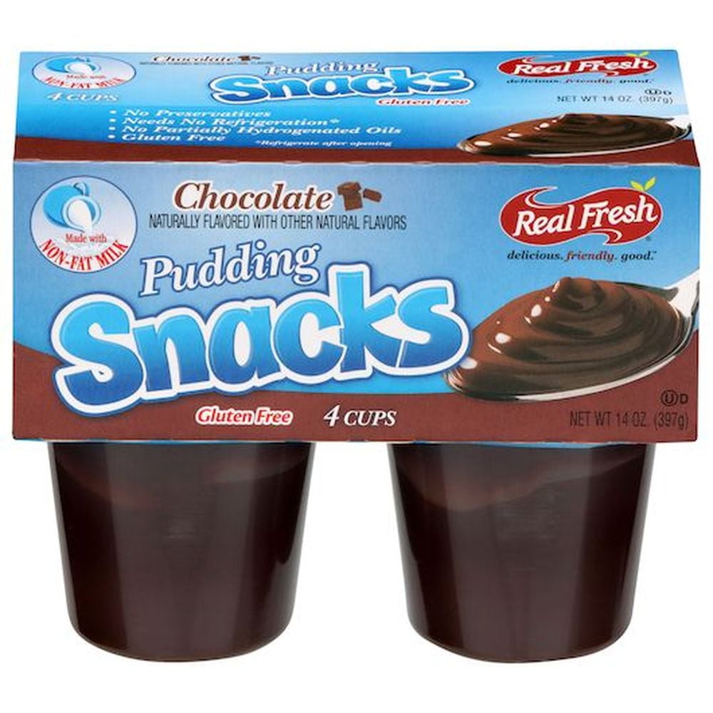 Real Fresh Chocolate Pudding, 3.5 Ounce -- 48 per Case. - Walmart.com