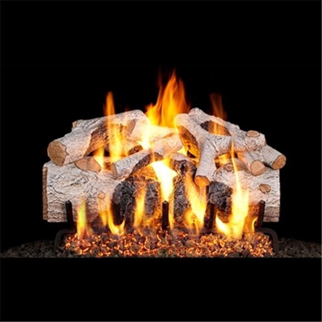 Real Fyre 30 in. Charred Mountain Birch Vented Log Set - Walmart.com