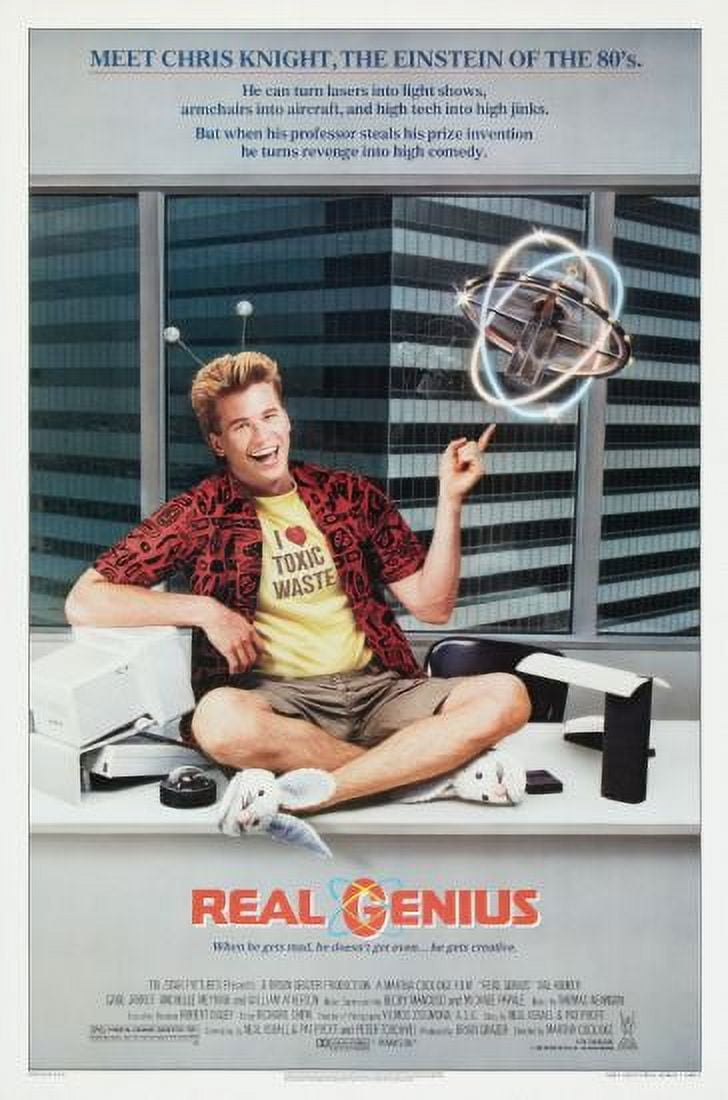 Real Genius Movie Poster 24Inx36In Art Poster 24x36 Multi-Color Square ...