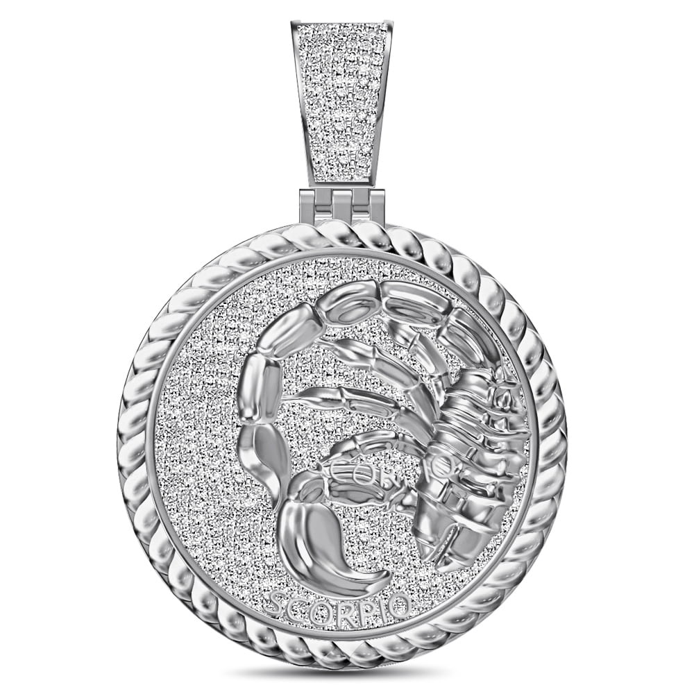 Real Genuine Authentic Diamond 1.25 Ct. 30+ Grams Zodiac Astrological ...