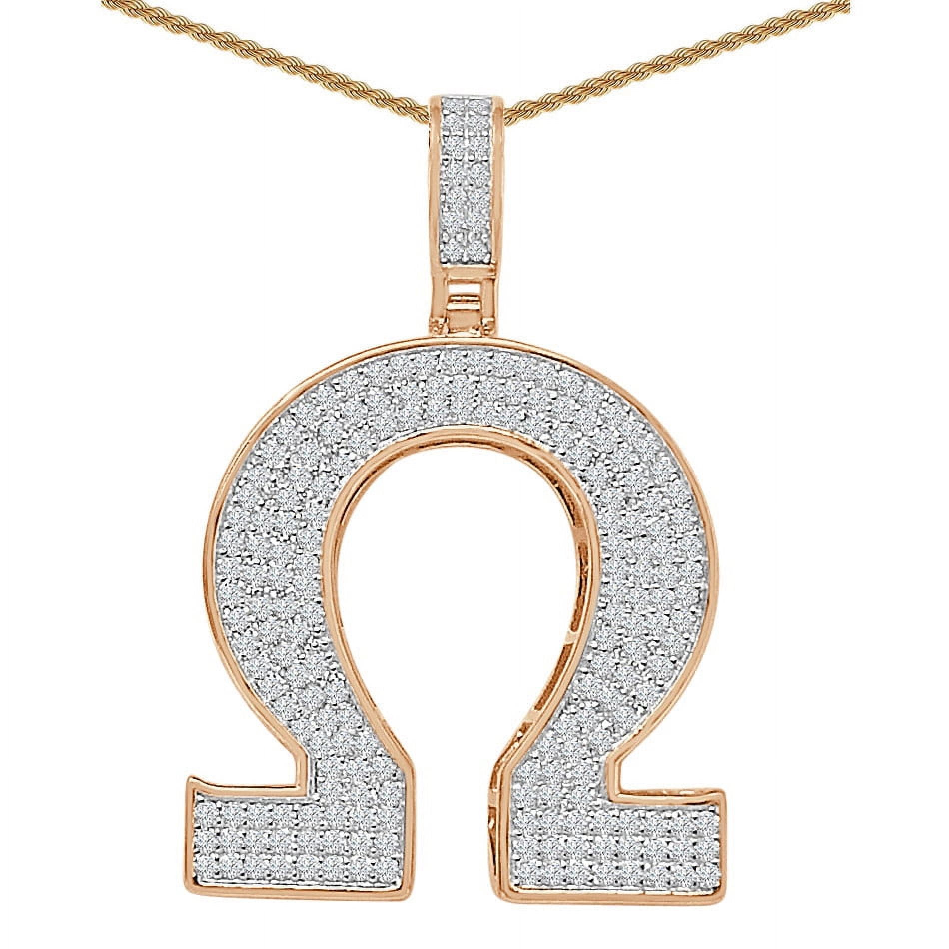 Real Genuine Sterling Silver 25+ Grams Omega Symbol Sign Greek Alphabet ...