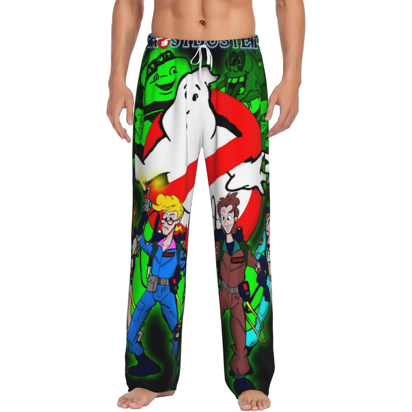 Real Ghostbusters Men's Pajama Pants With Pockets Lounge Fashion Cozy ...