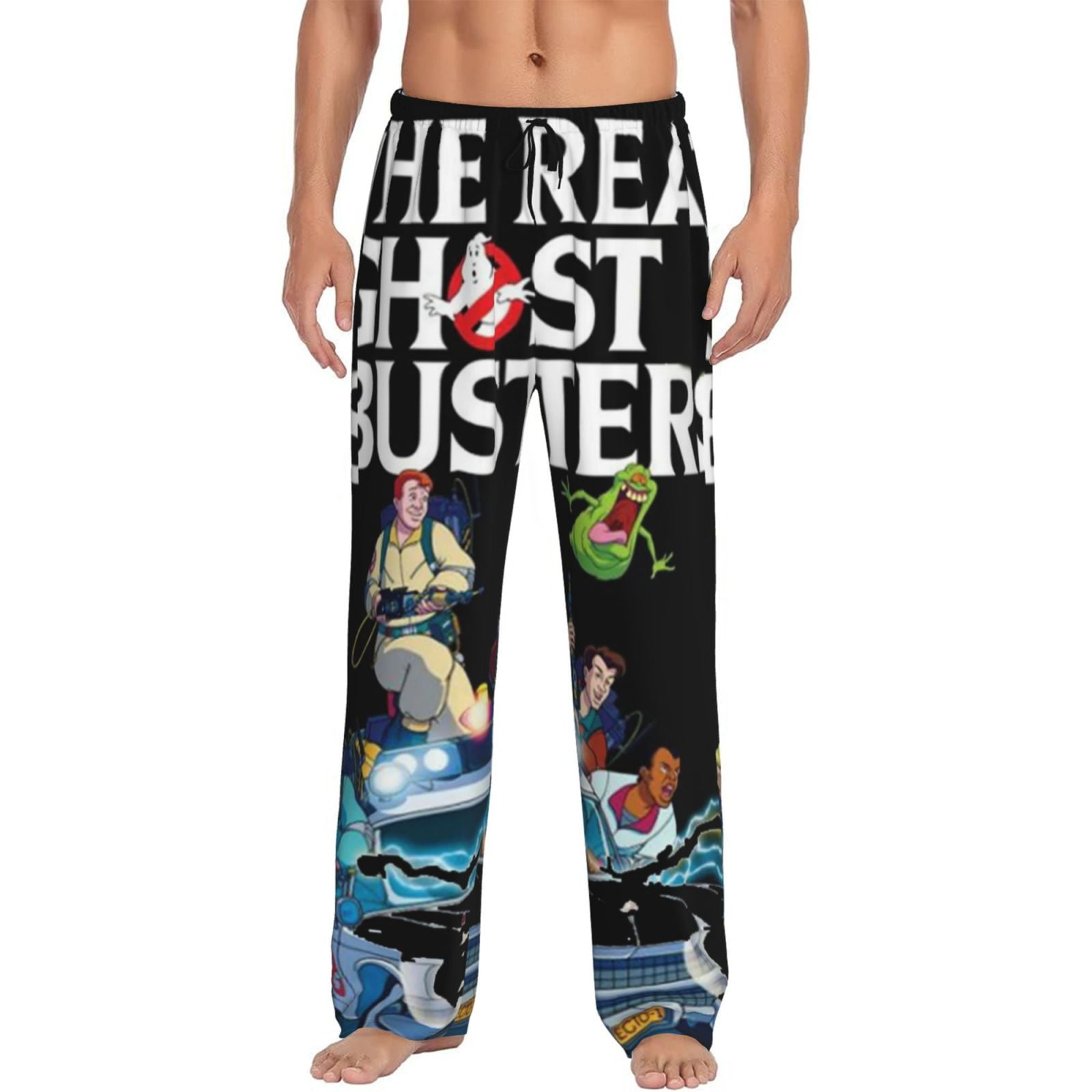Real Ghostbusters Men's Pajama Pants With Pockets Lounge Fashion Cozy ...
