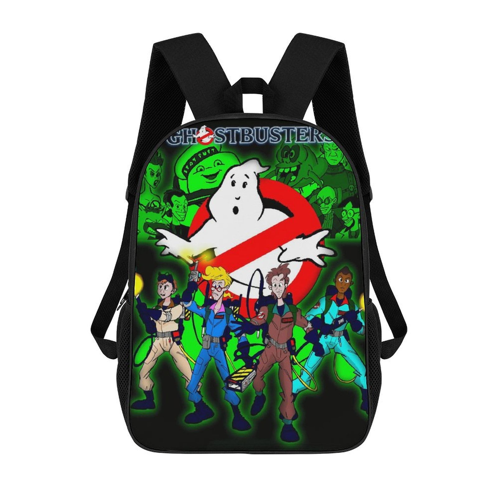 Real Ghostbusters School Bag Laptop Backpack Casual Shoulders Daypack Bookbag Student Satchel ...