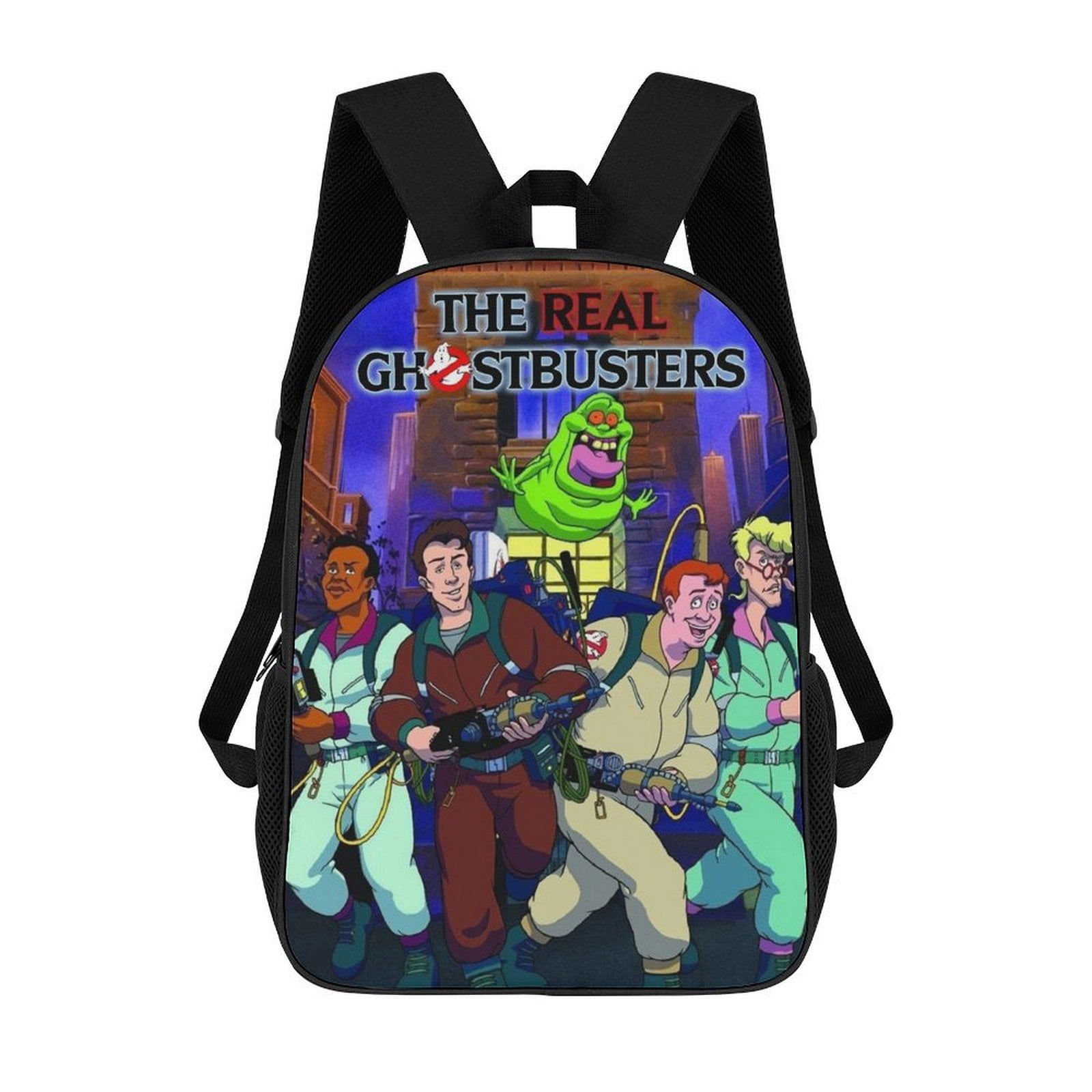 Real Ghostbusters School Bag Laptop Backpack Casual Shoulders Daypack ...