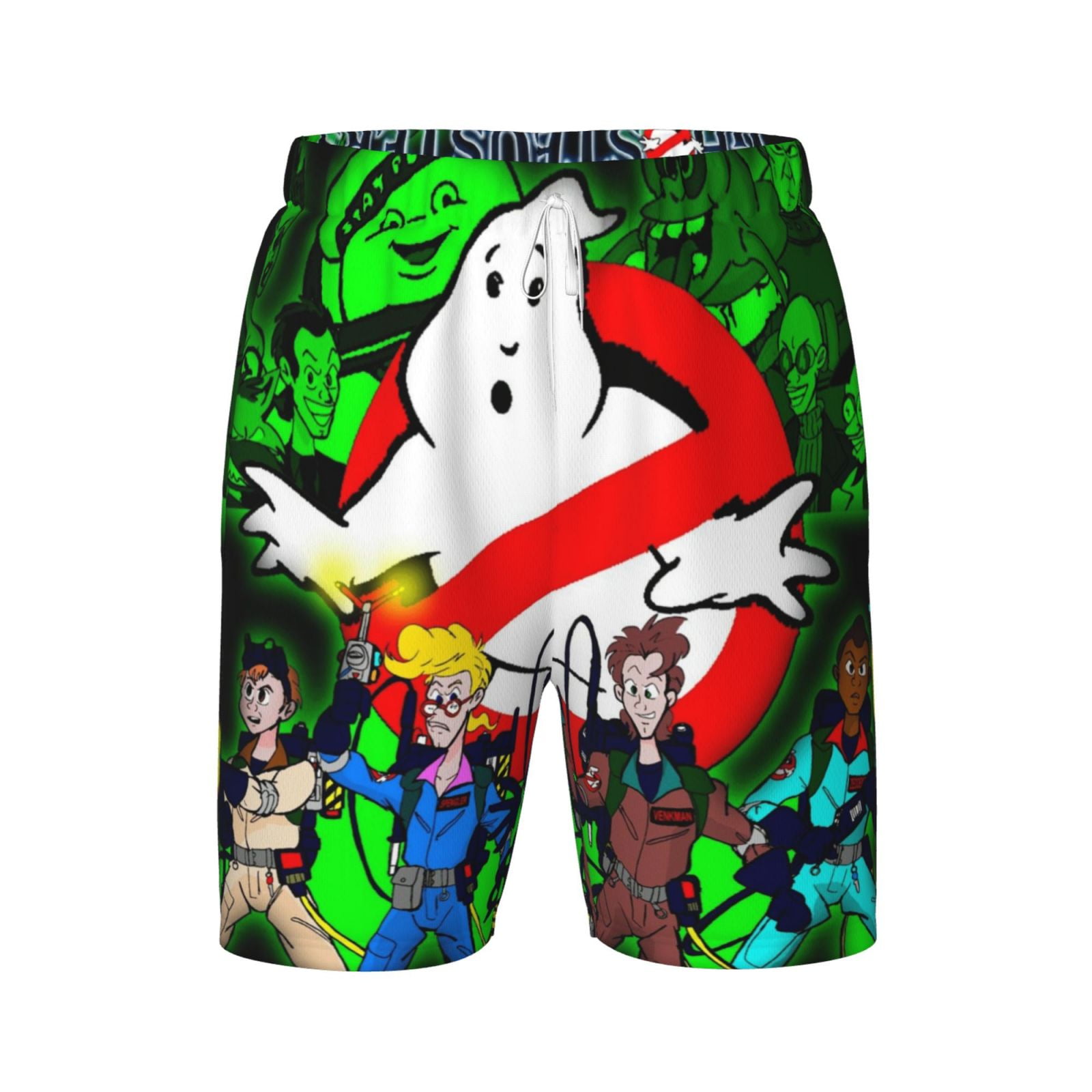 Real Ghostbusters Teen Swim Trunks Summer Beach Board Shorts Quick Dry ...