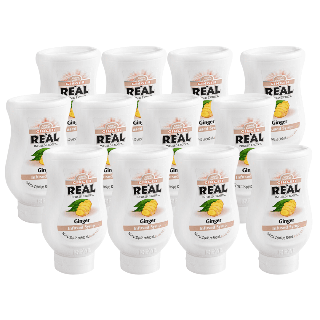 Real Ginger Infused Syrup, 16.9 fl. oz. - Spicy & Sweet for Beverages ...