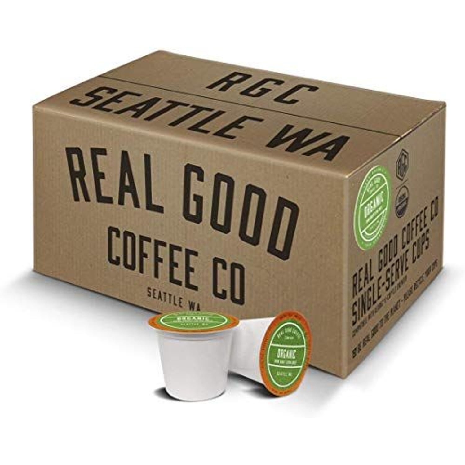 Real Good Coffee Company - Single Use Coffee Pods - Extra Dark Organic ...