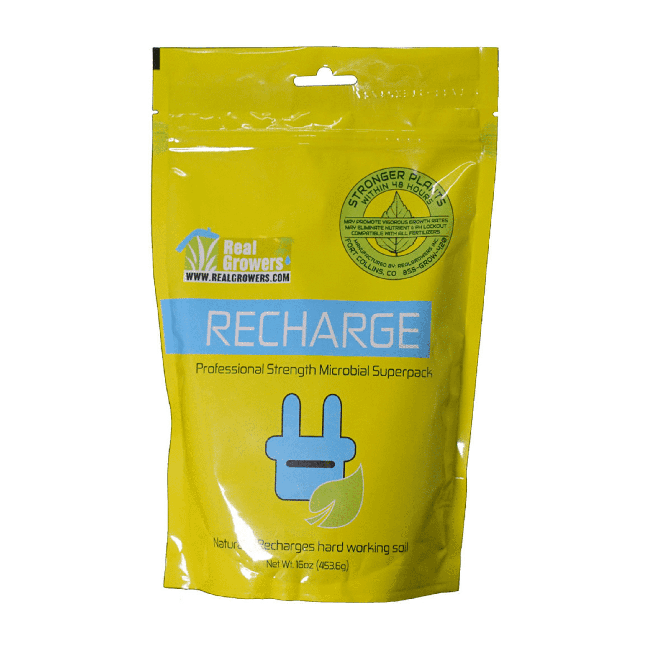 Real Growers Recharge 16oz - Organic Growth & Rooting for Bigger Crop ...