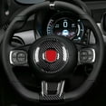 Real Hard Carbon Fiber Sticker For Fiat 500 Abarth 595 695 2008-2013 ...