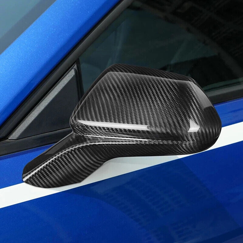 Real Hard Carbon Fiber for Chevrolet Camaro 2016-2023 Rear Mirror Cover ...