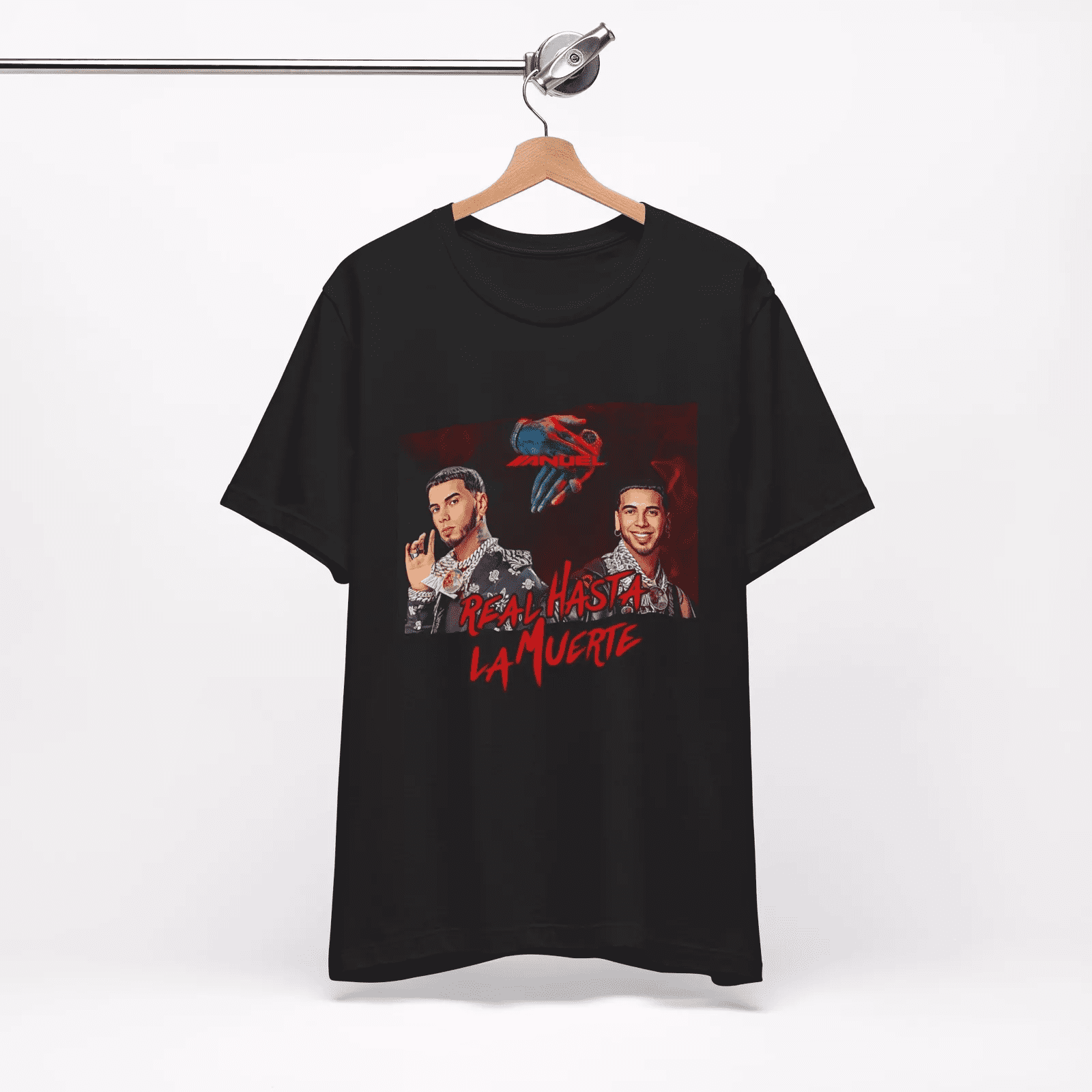 Real Hasta La Muerte Anuel AA t-shirt - Walmart.com