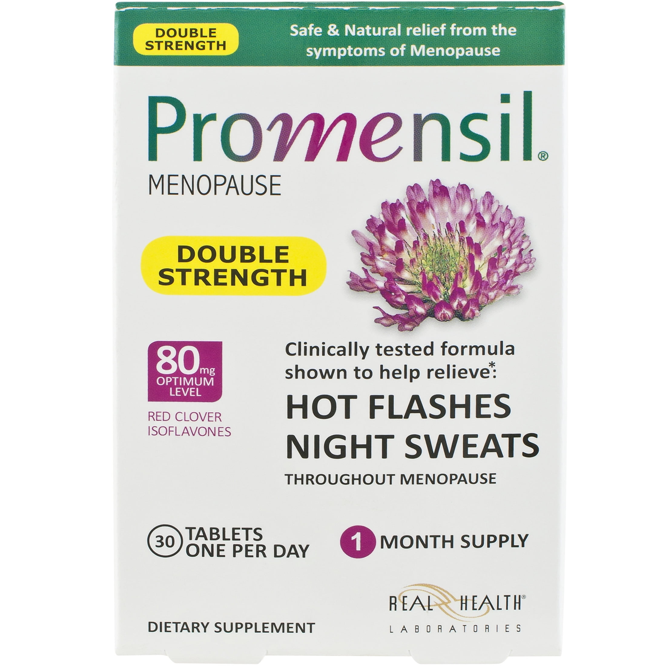 Promensil Menopause Supplements for Women, 80mg, 30 Count - Walmart ...