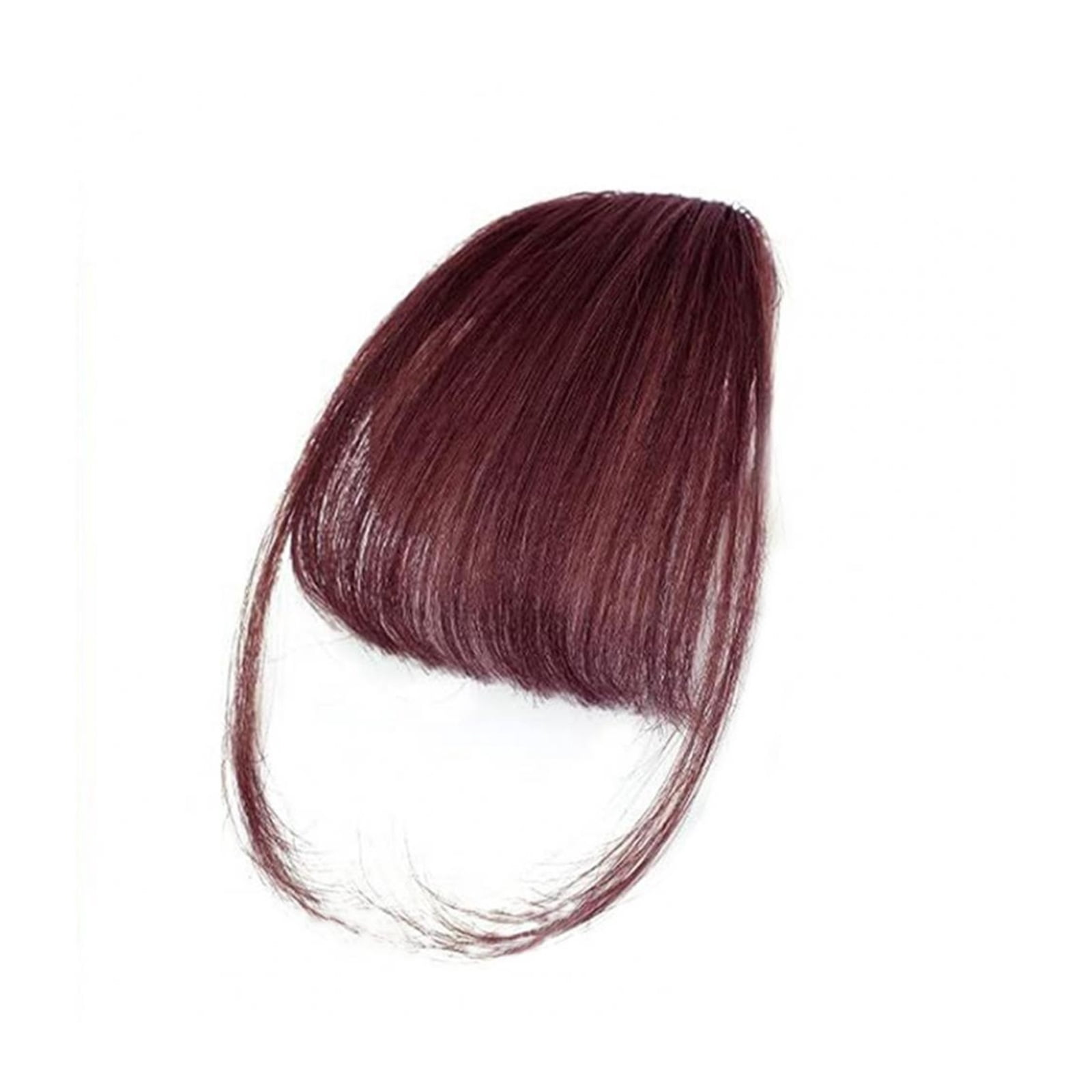 Real Human Hair Bangs Natural Bang Hair Clip In Bangs Fringe With ...