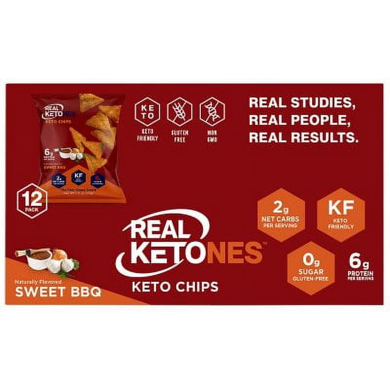 Real Ketones Chips, Sweet BBQ (12 pk.) - Walmart.com