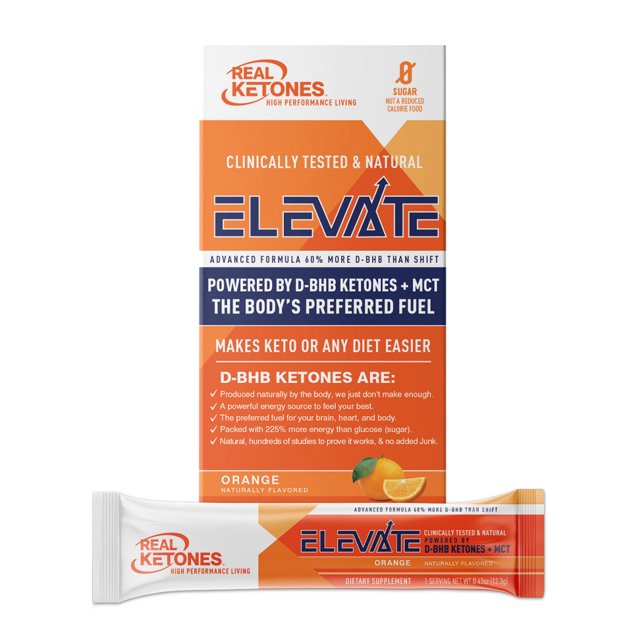 Real Ketones Prime D + Daily Ketone Drink Supplement Powder, Orange ...