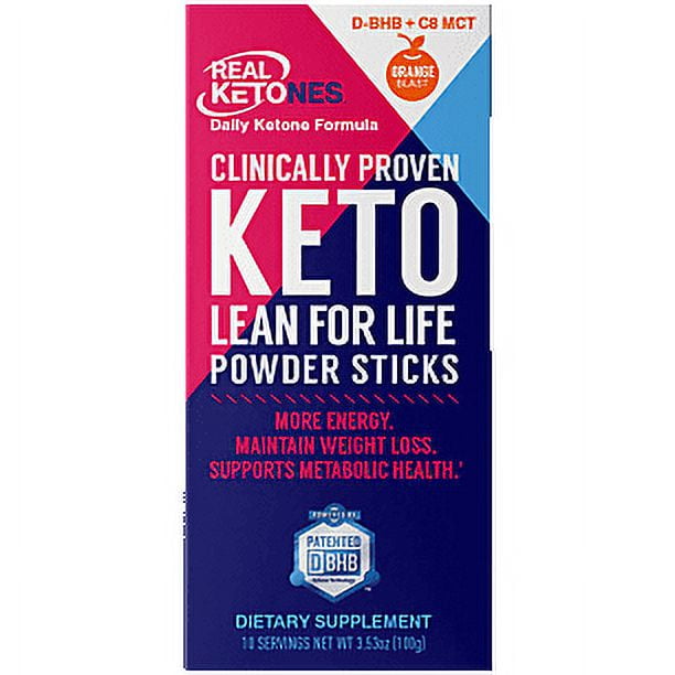 Real Ketones Prime D + Daily Ketone Drink Supplement Powder, Orange ...