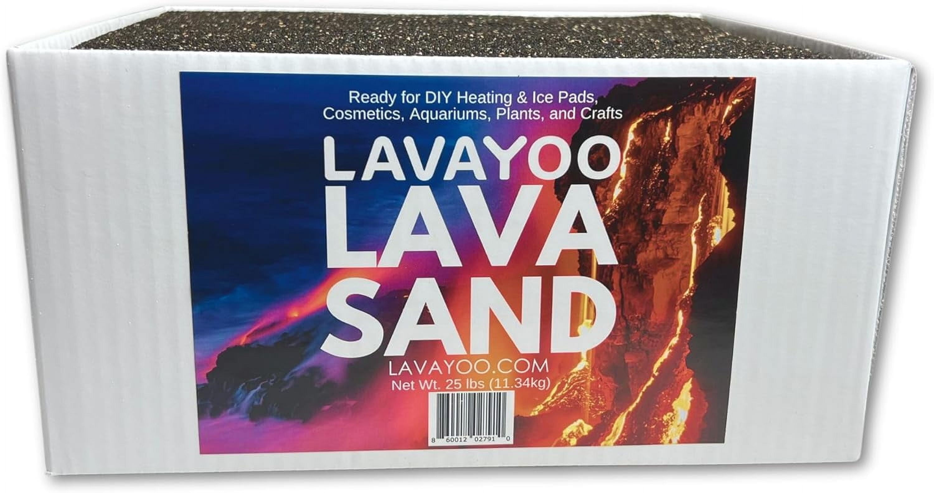 Real Lava Sand - Screened, Washed, Dried and Sanitized - Great for ...