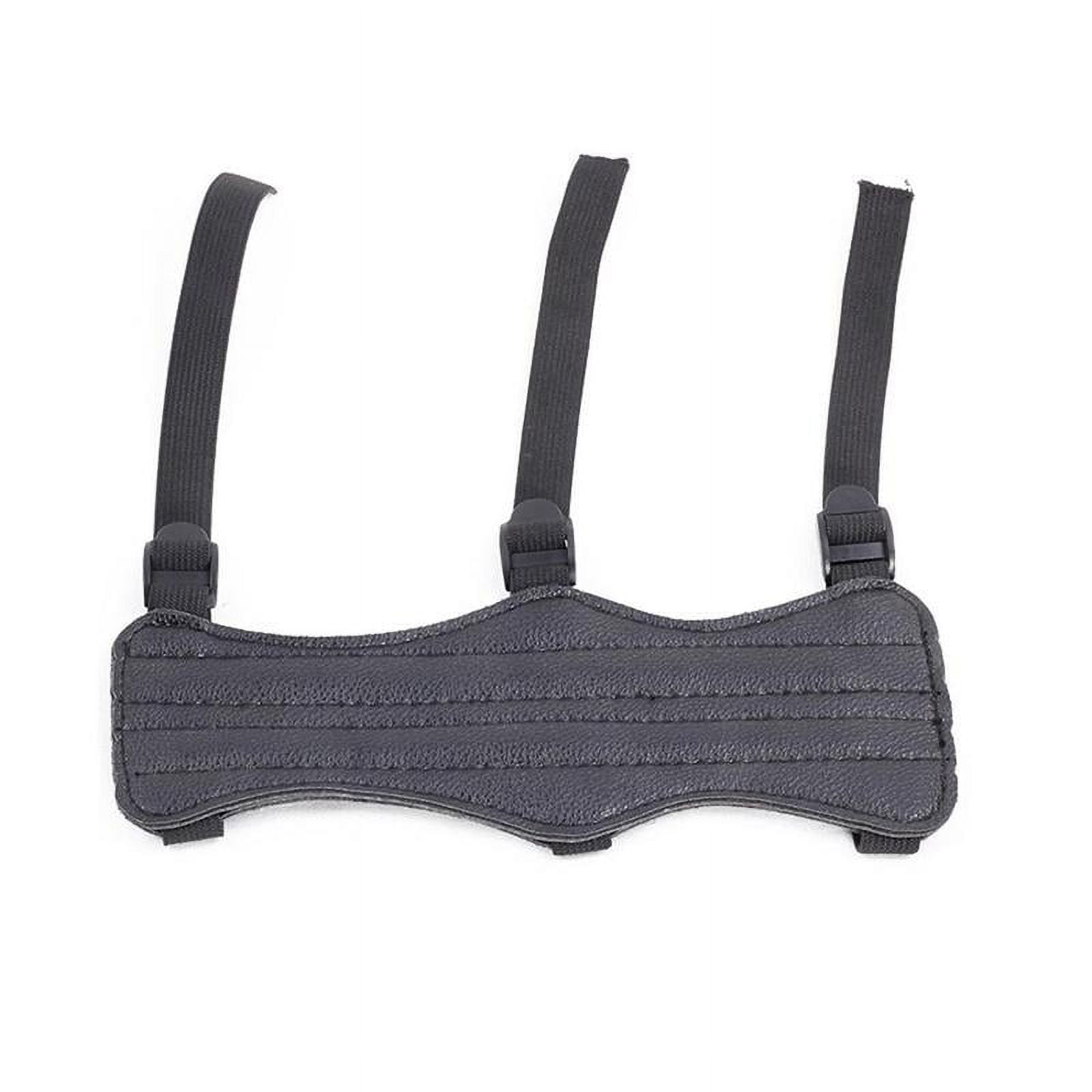 Real Leather 3 Strap Target Archery Arm Guard Safety Protection Gear ...