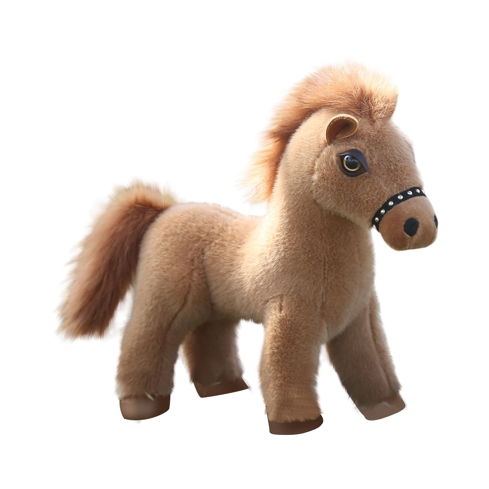 Real Life Horse Plush Dolls Stuffed Animal High Quality Super Realistic ...